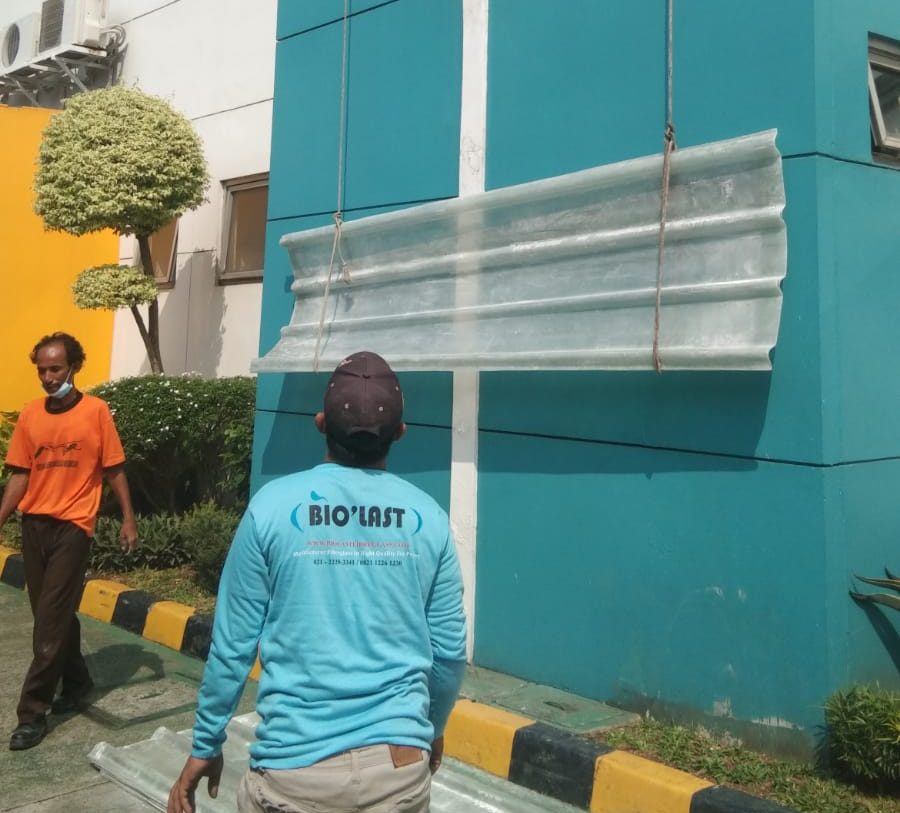 Atap Penerang Fiberglass – GD Septik Tank